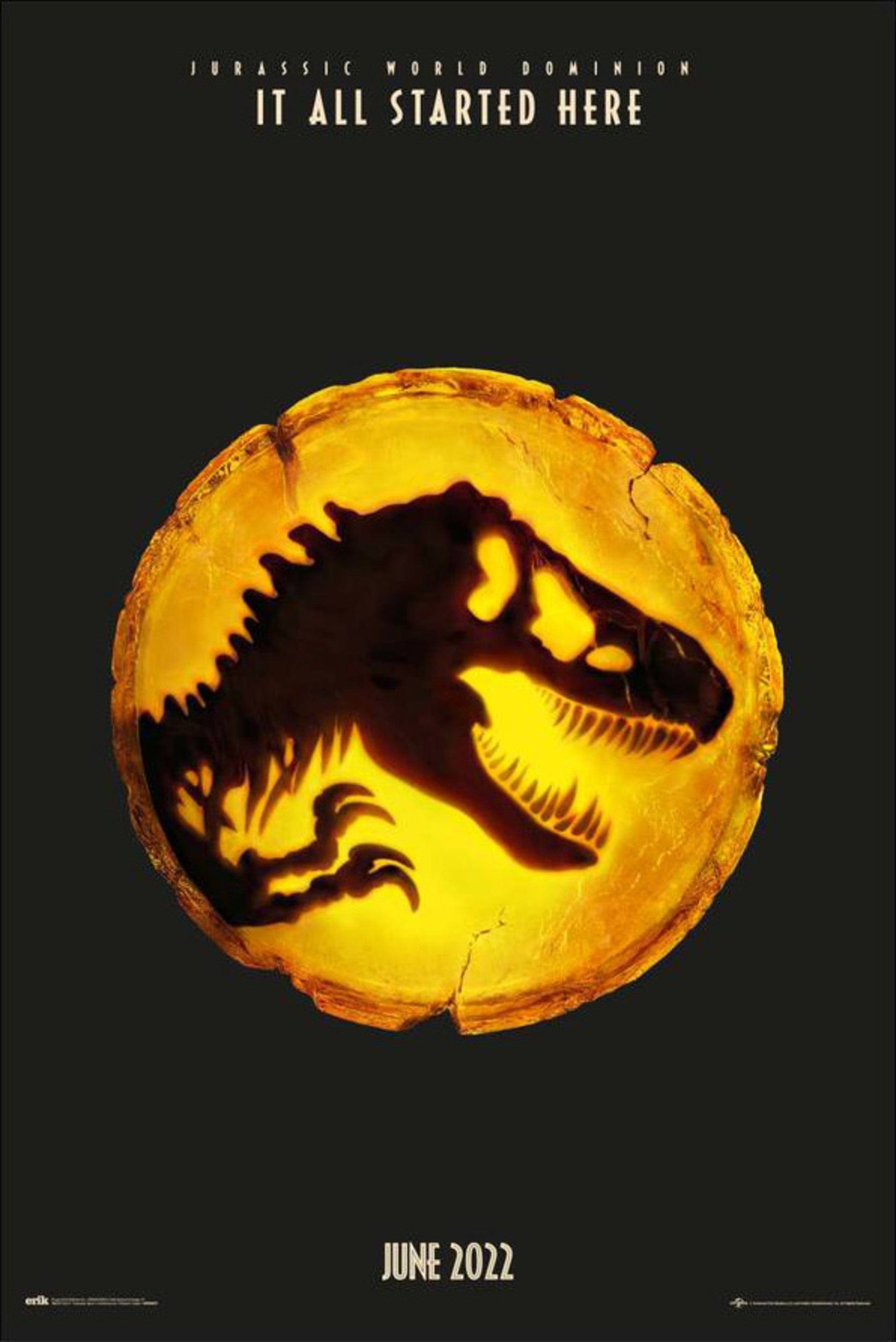 Poster Jurassic World Dominion 61x91 5cm Yourdecoration De