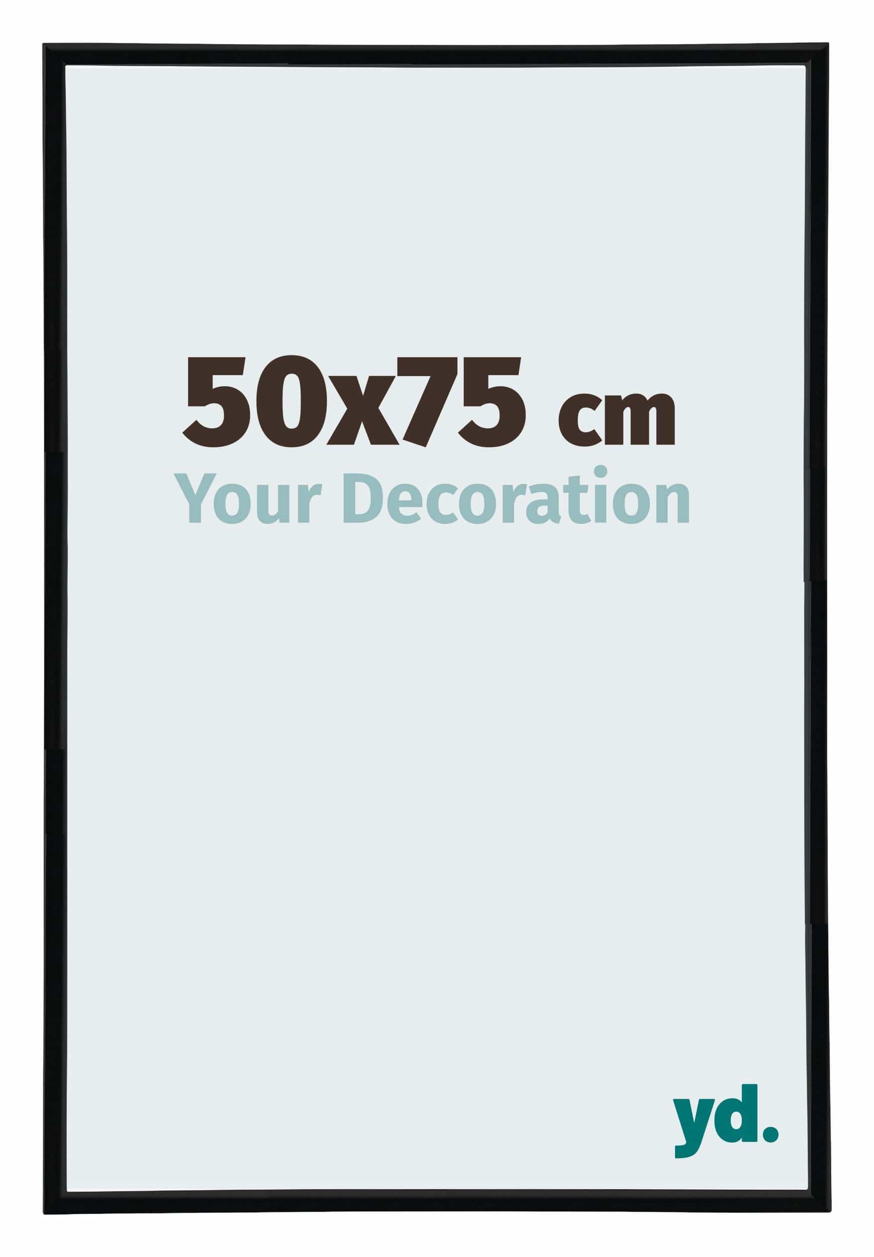 Kunststoff Fotorahmen 50x75cm Schwarz | Yourdecoration