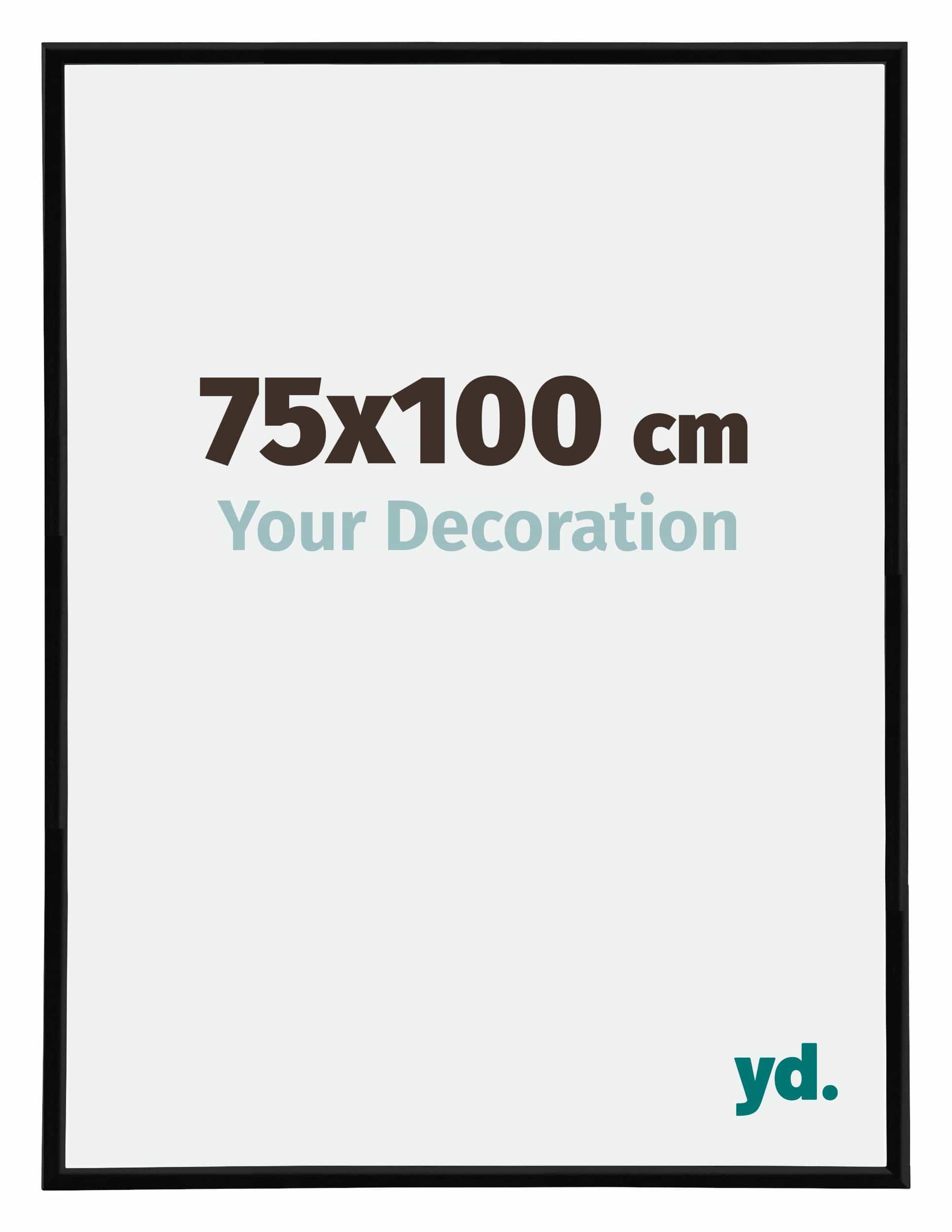 Kunststoff Fotorahmen 75x100cm Schwarz | Yourdecoration