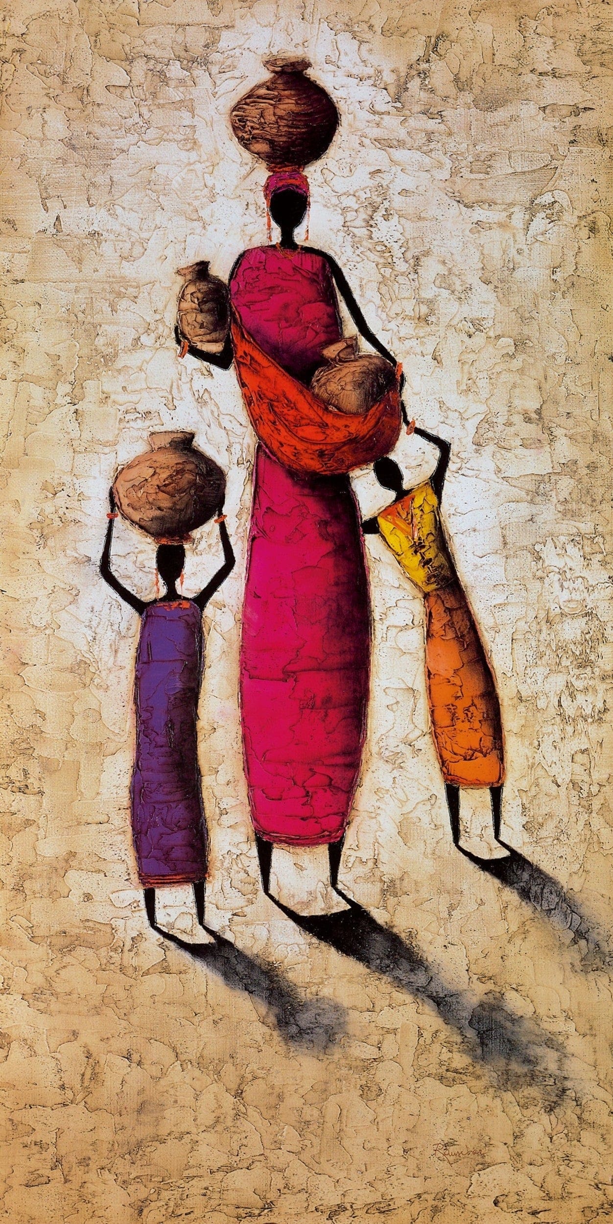 Kunstdruck Michel Rauscher Family Harmony 50x100cm | Yourdecoration.de