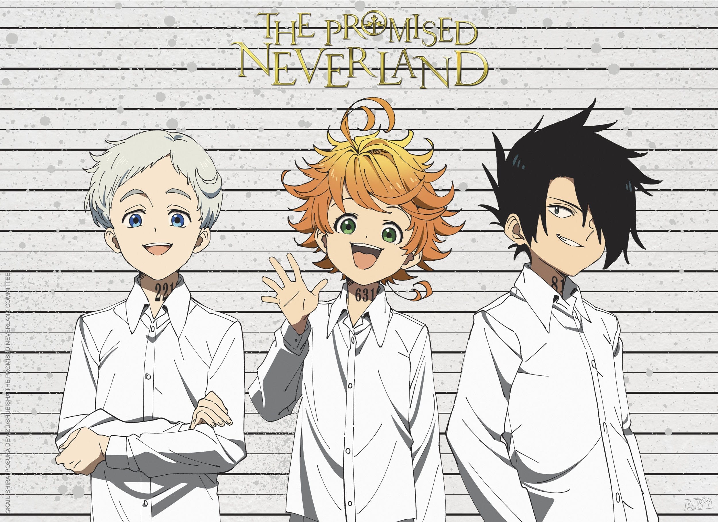 Poster The Promised Neverland Mug shots 52x38cm