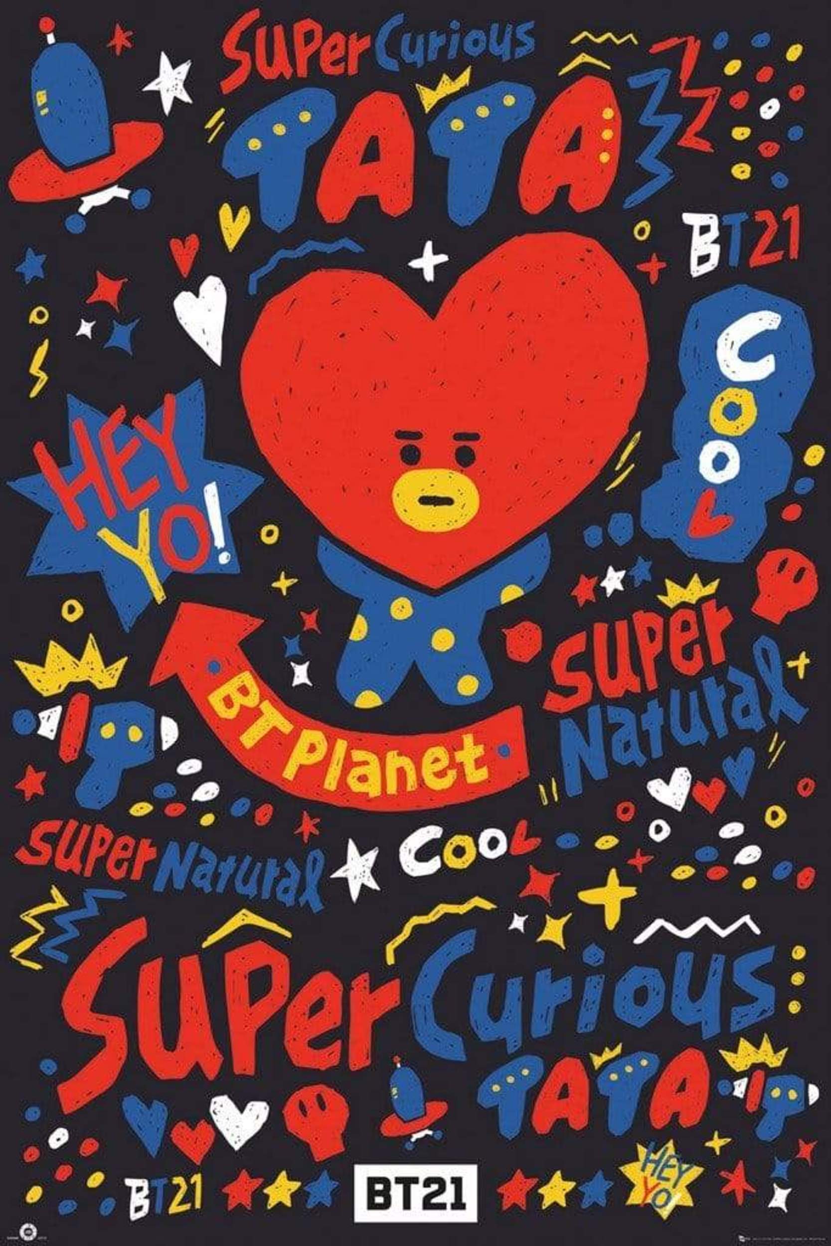 Poster BT21 Tata 61x91,5cm | Yourdecoration.de