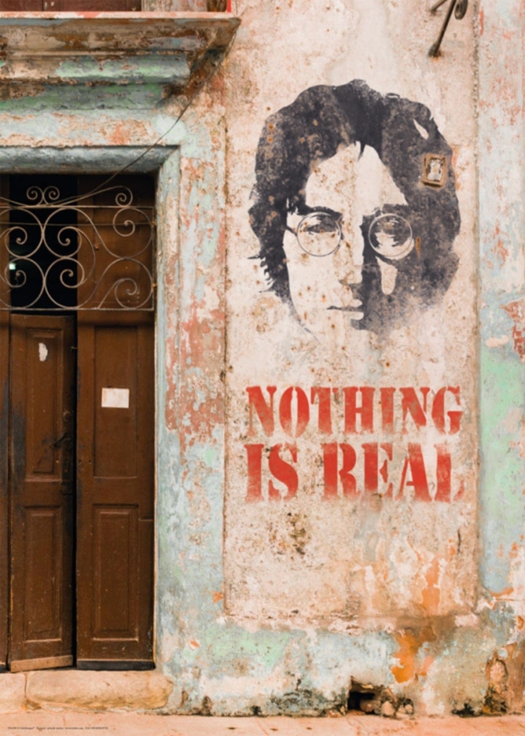 Kunstdruck Edition Street Nothing is real 50x70cm | Yourdecoration.de