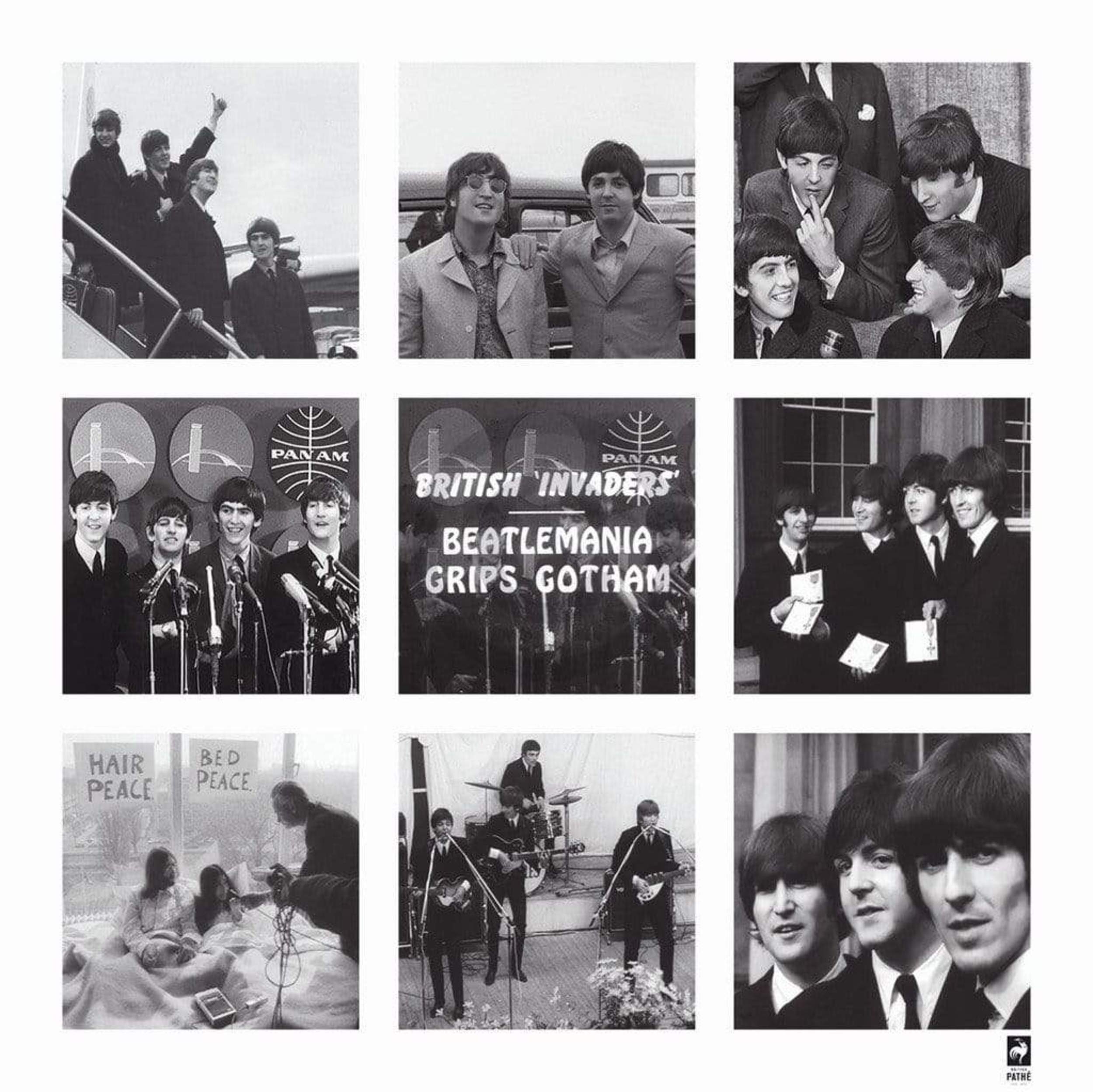 British Pathe - Beatlemania Grips Gotham Poster 70x70cm